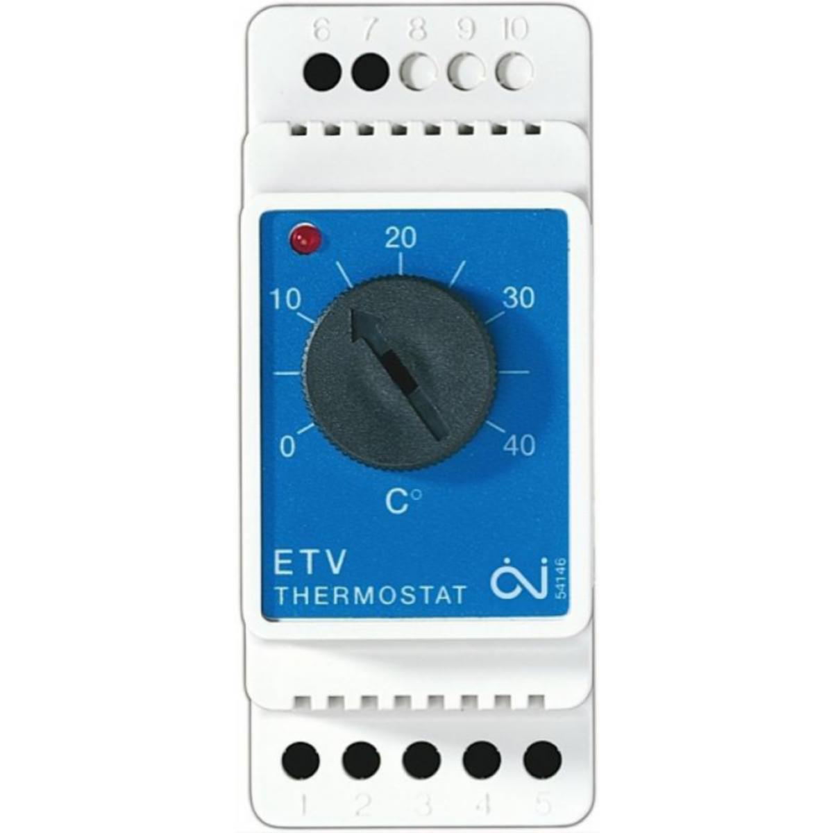 Termostat microtemp etv-1991-p din 16a pot fri - golvterm...